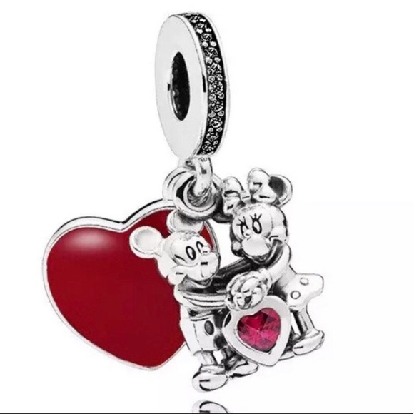 Disney | Jewelry | Disney Mickey Minnie Mouse Love Dangle Charm | Poshmark